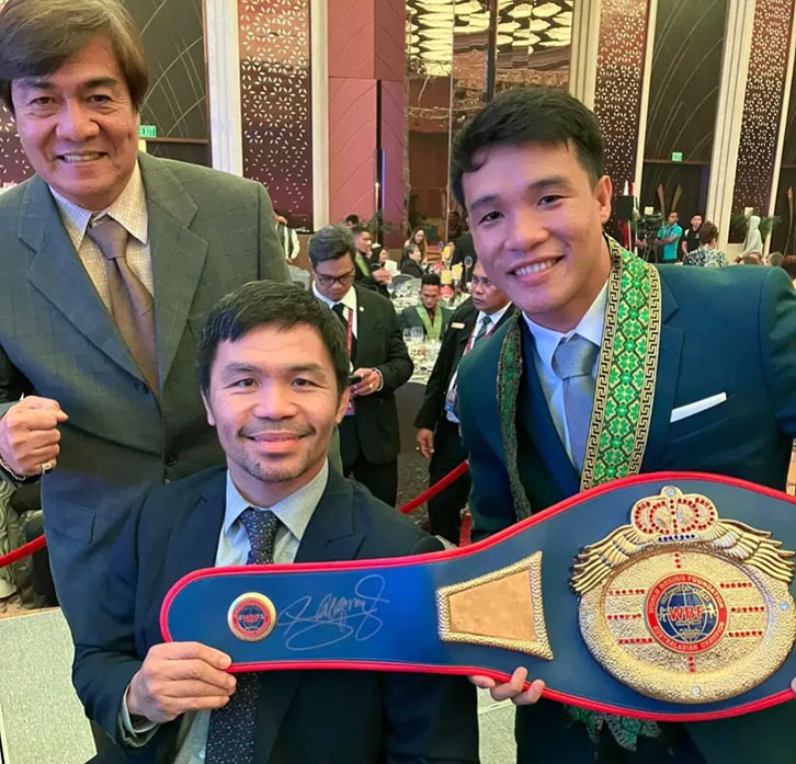 WBF Champions honoured at the 23rd Annual Gabriel ‘Flash’ Elorde Boxing Awards in the Philippines